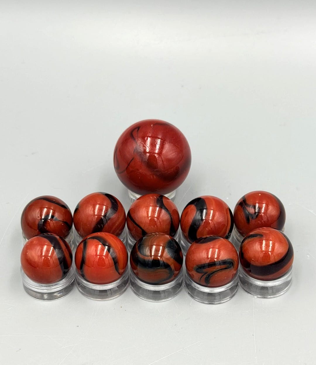 Vacor Ladybug Marbles: 11 Piece Set, 1 Shooter and 10 Targets - Etsy
