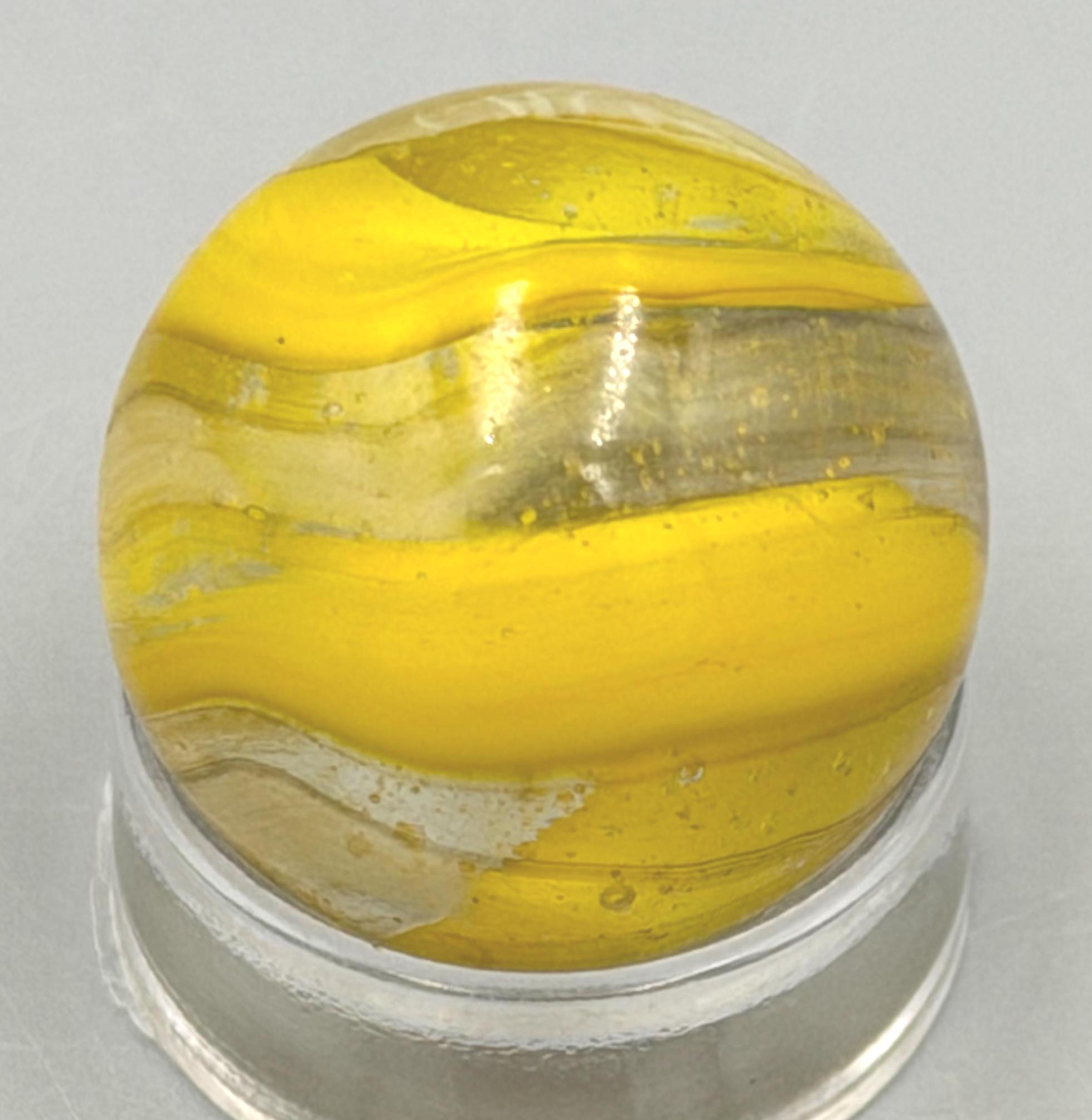 Akro Spiral Snake Yellow Bubbly Tightline Corkscrew Marble .61": Set of ...