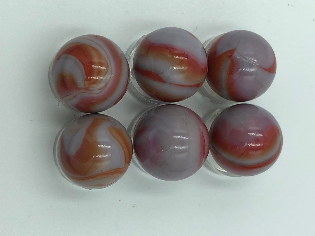 6 Vacor “t-rex" Early Edition Retired Marbles, for Collectors - Etsy