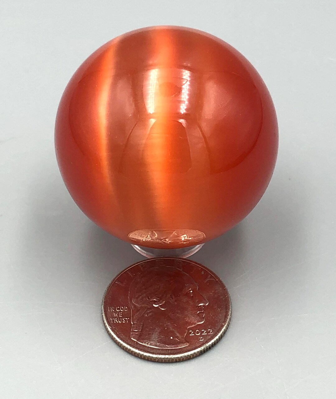 Nimbus Fiber Optic Orange Boulder - 1.60" Marble: Set of 1 - Etsy