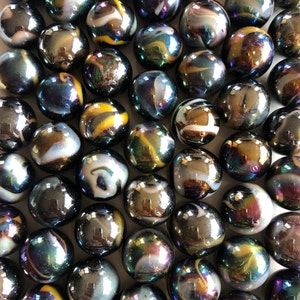12 "milky Way" Marbles - Vacor/mega Marbles for Games, Decor, Crafts or ...