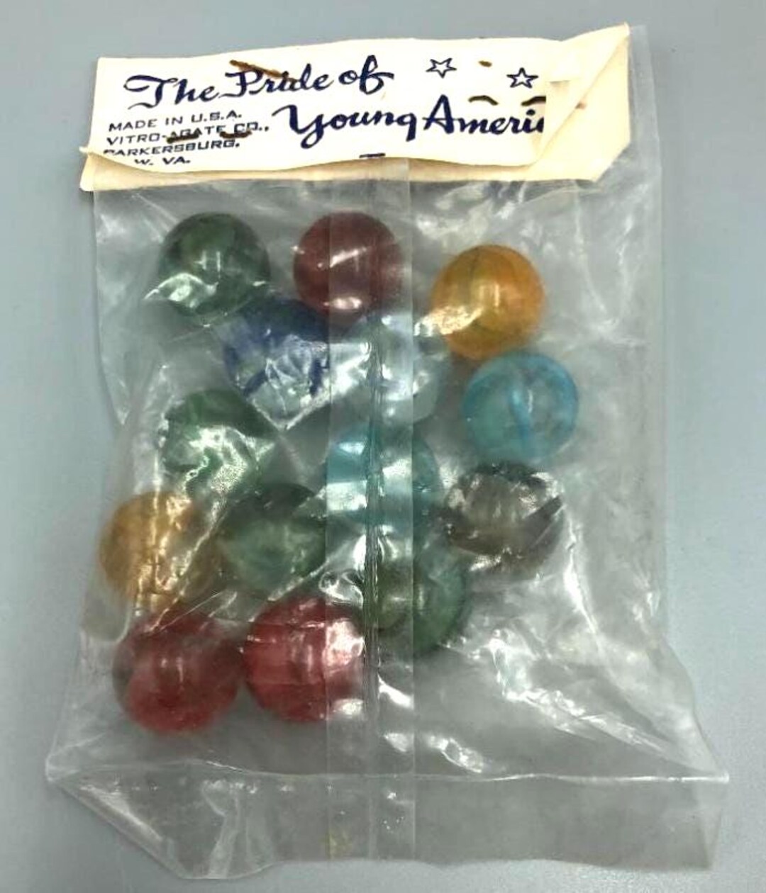 Vintage Vitro Cat Eye Marbles: Original Bag of 14 - Etsy