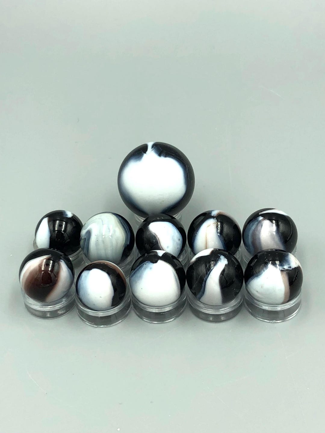 11 "orca" Game Set Marbles - 10 Vacor Targets and 1 Shooter, for Games ...