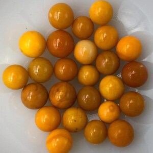 Game Marbles Orange Solid Color: Set of 25 - Etsy