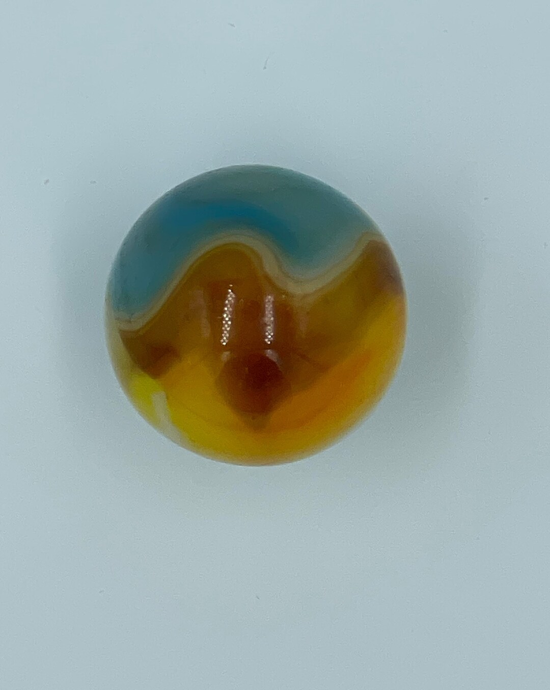 1 Vitro Agate parrot Shooter Rare Collectible Vintage Marbles in a Gift ...
