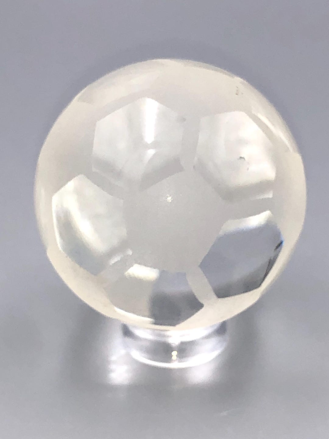 Artisan Glass Soccer Ball Marble 1.53": Set of 1 - Etsy