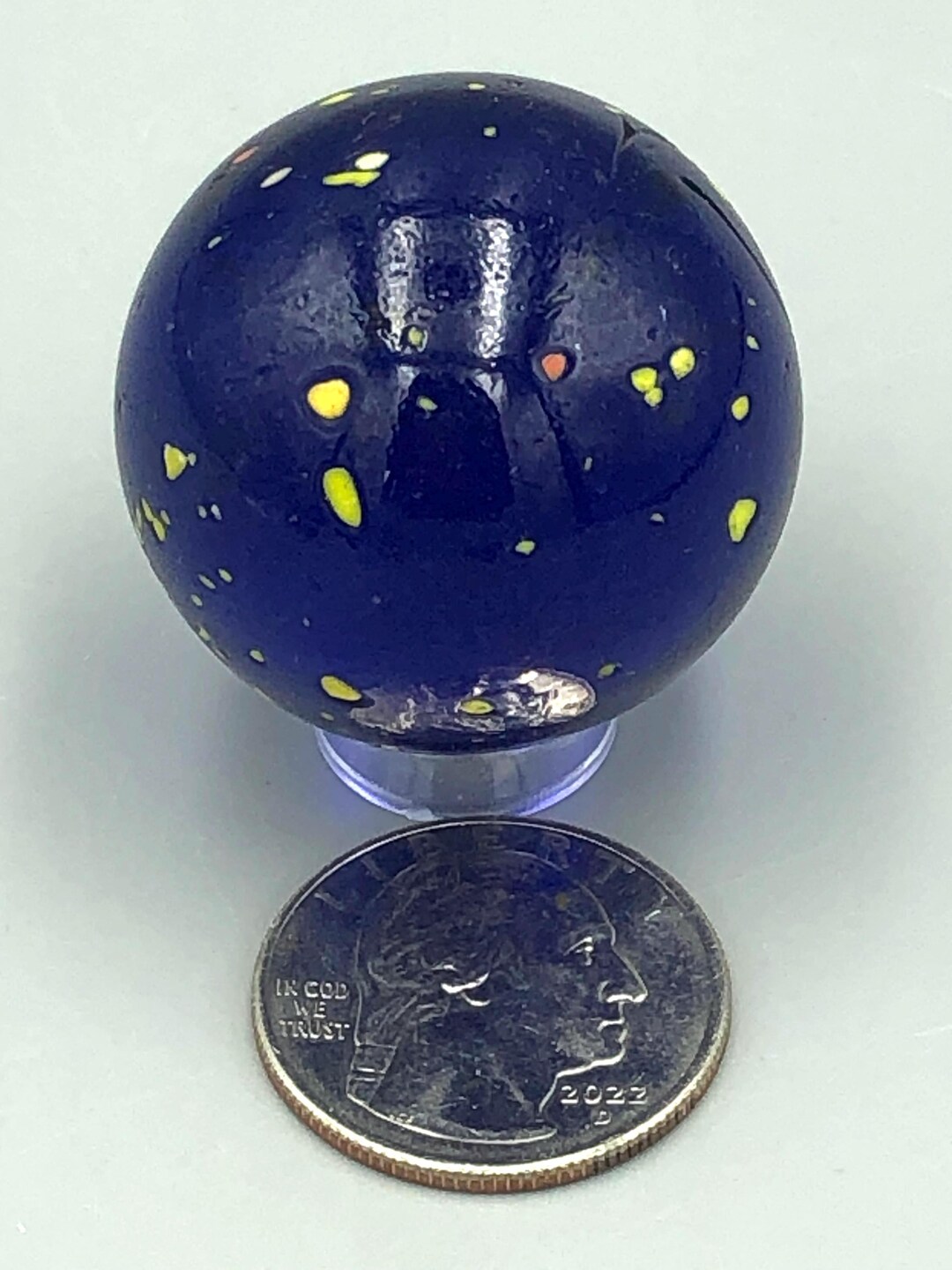 Vacor Glitterbomb Glass Boulder Marble: Set of 1 - 1.35" - Vacor Yellow ...