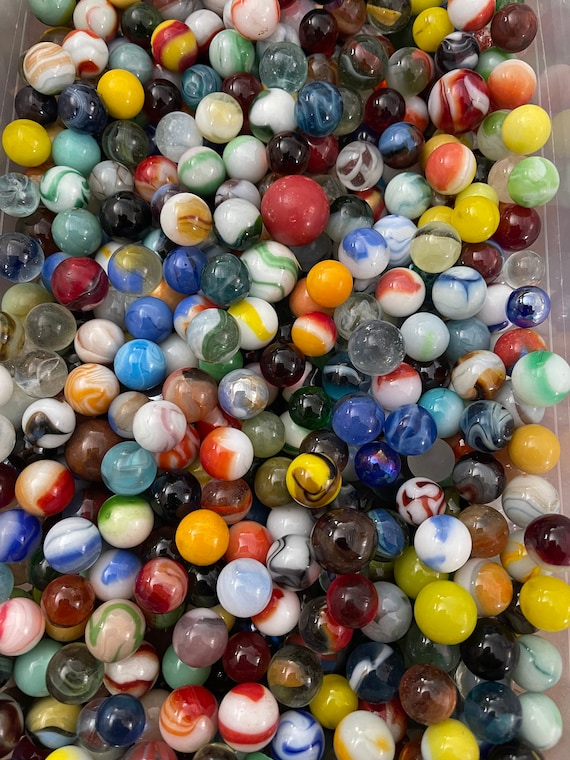 50 Antique and Vintage Marbles Mixed Multi-color and Solid - Etsy