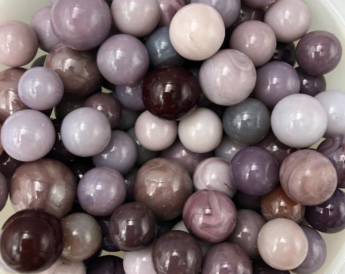 25 Purple Mixed Game Marbles - Solid Color Vintage Glass Target Marbles ...