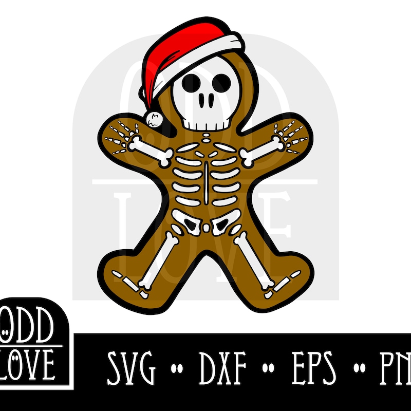 Gingerbread Skeleton - Etsy