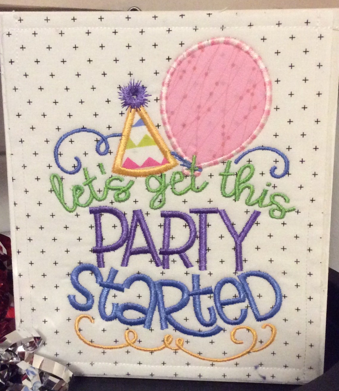 Let's Get This Party Started Sign for Tiered Tray Designs | Etsy