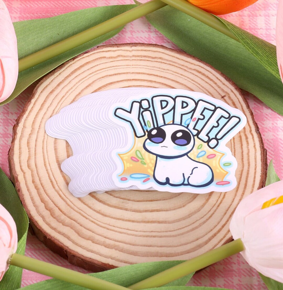 Yippee Vinyl Sticker - Autism Creature - TBH Creature - Meme ...