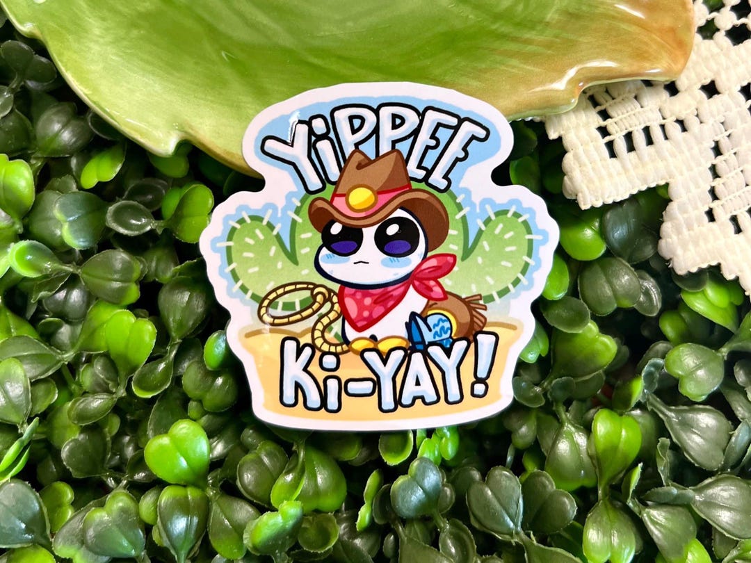 Yippee-ki-yay! Vinyl Sticker- Autism Creature - TBH Creature - Yippee ...