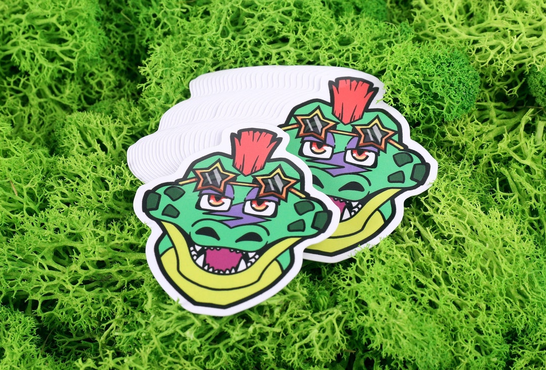 Five Night's at Freddy's Monty Gator Vinyl Sticker Glamrock Security ...