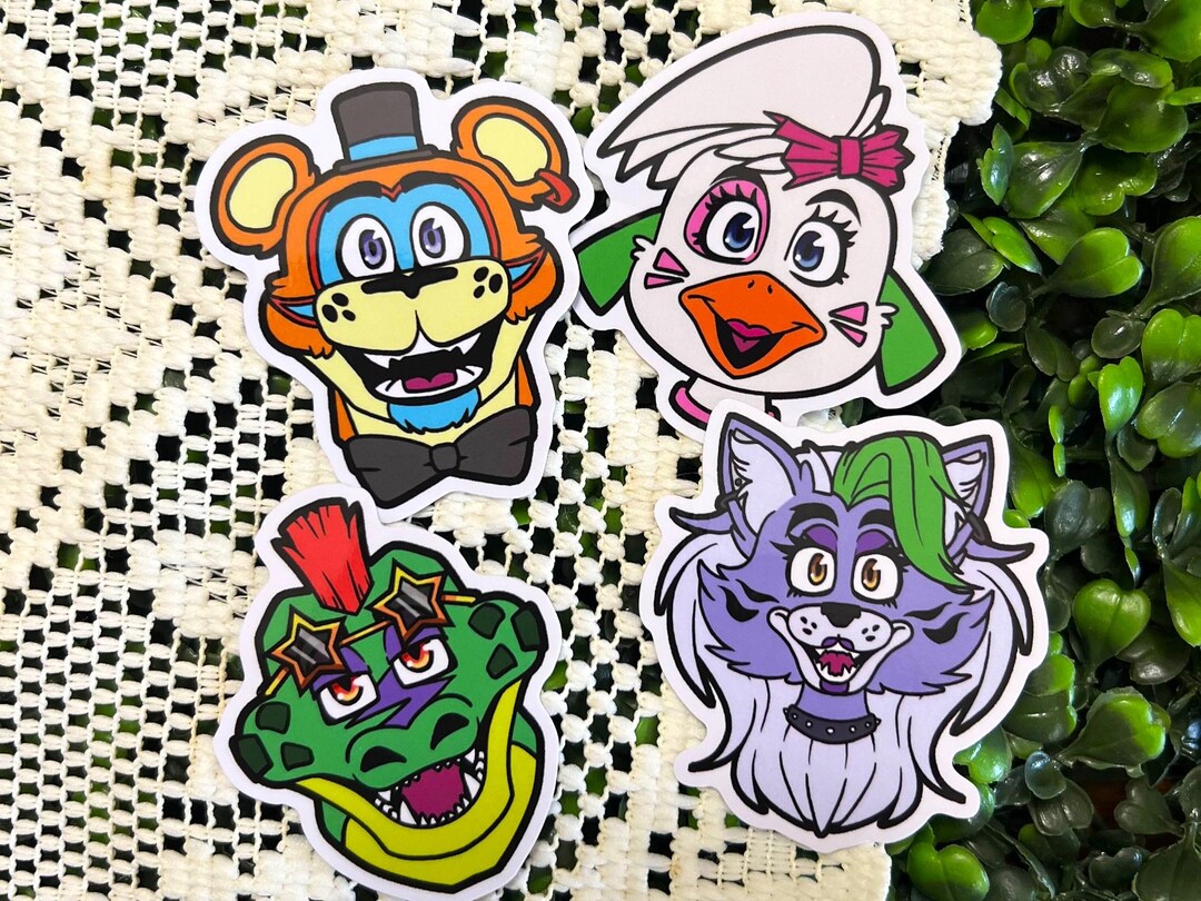 Five Night's at Freddy's Security Breach Vinyl Sticker - Glamrock ...