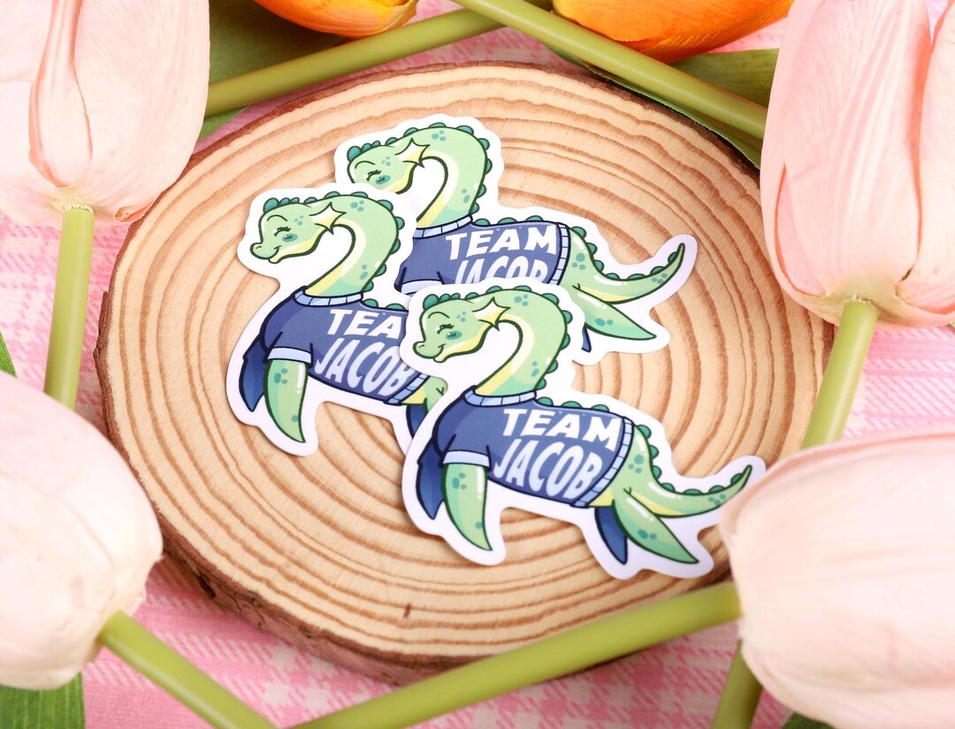 Nessie Team Jacob Vinyl Sticker - Twilight Saga Funny Booktok Gift - Etsy