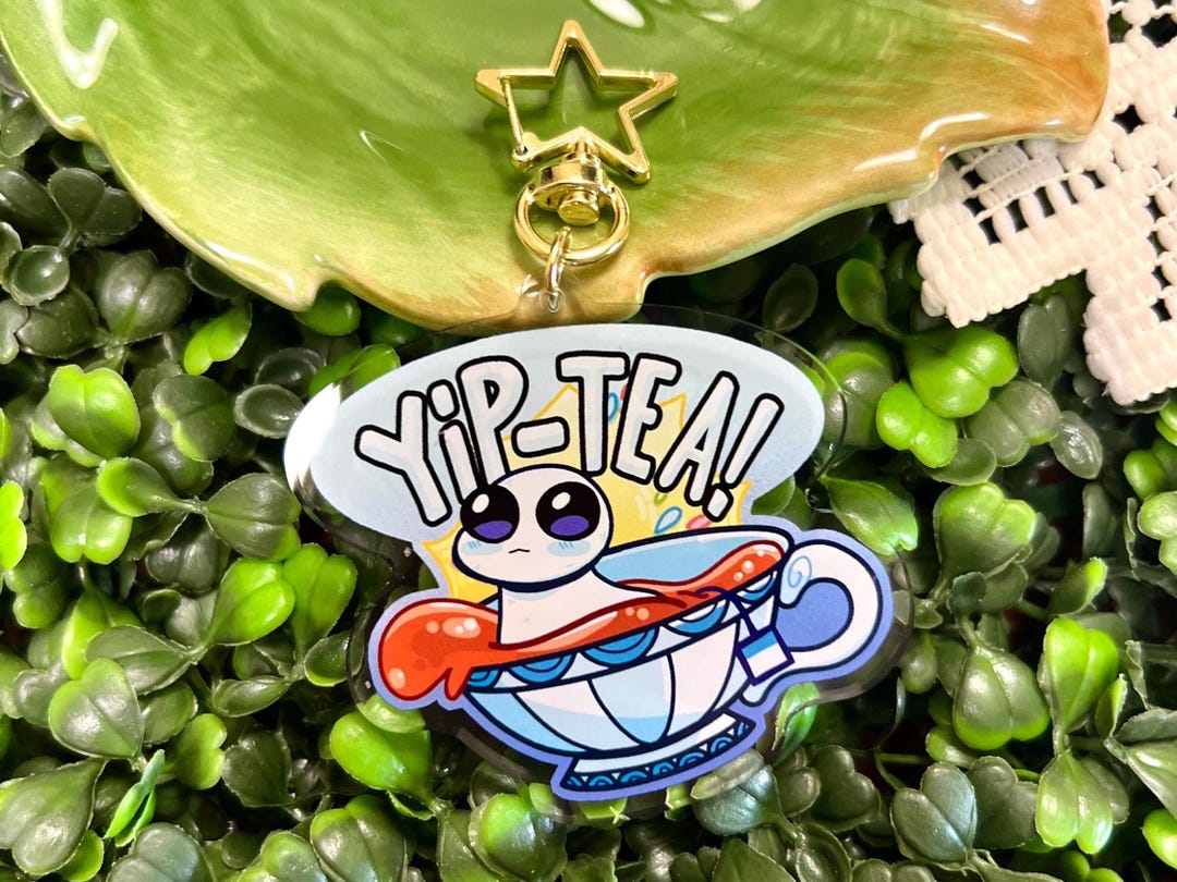 Yip-tea Acrylic Keychain Charm - Yippee - Autism Creature - TBH ...