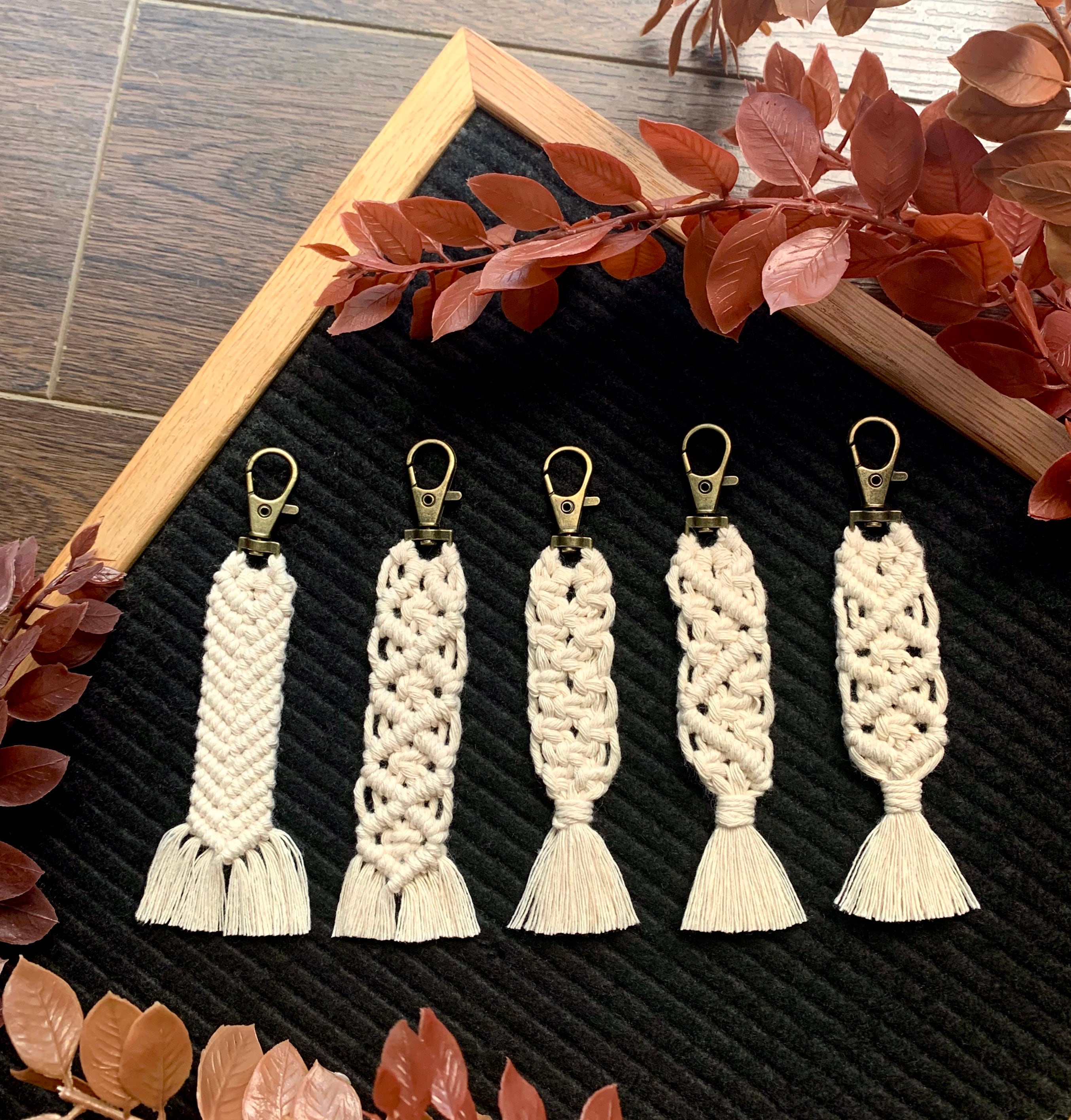 Macrame Keychain / Macrame / Birthday Gift / Keychain / | Etsy