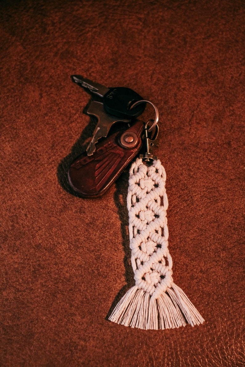 Macrame Keychain / Macrame / Birthday Gift / Keychain / Bohemian / Gift ...