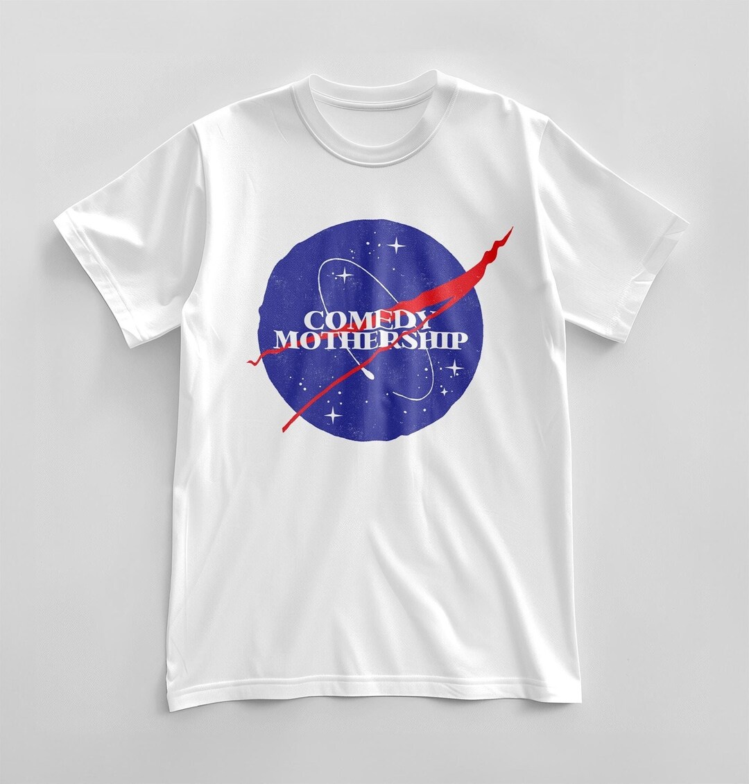 Joe Rogan Comedy Mothership Parody Logo Tee - Unisex Heavy Cotton T ...