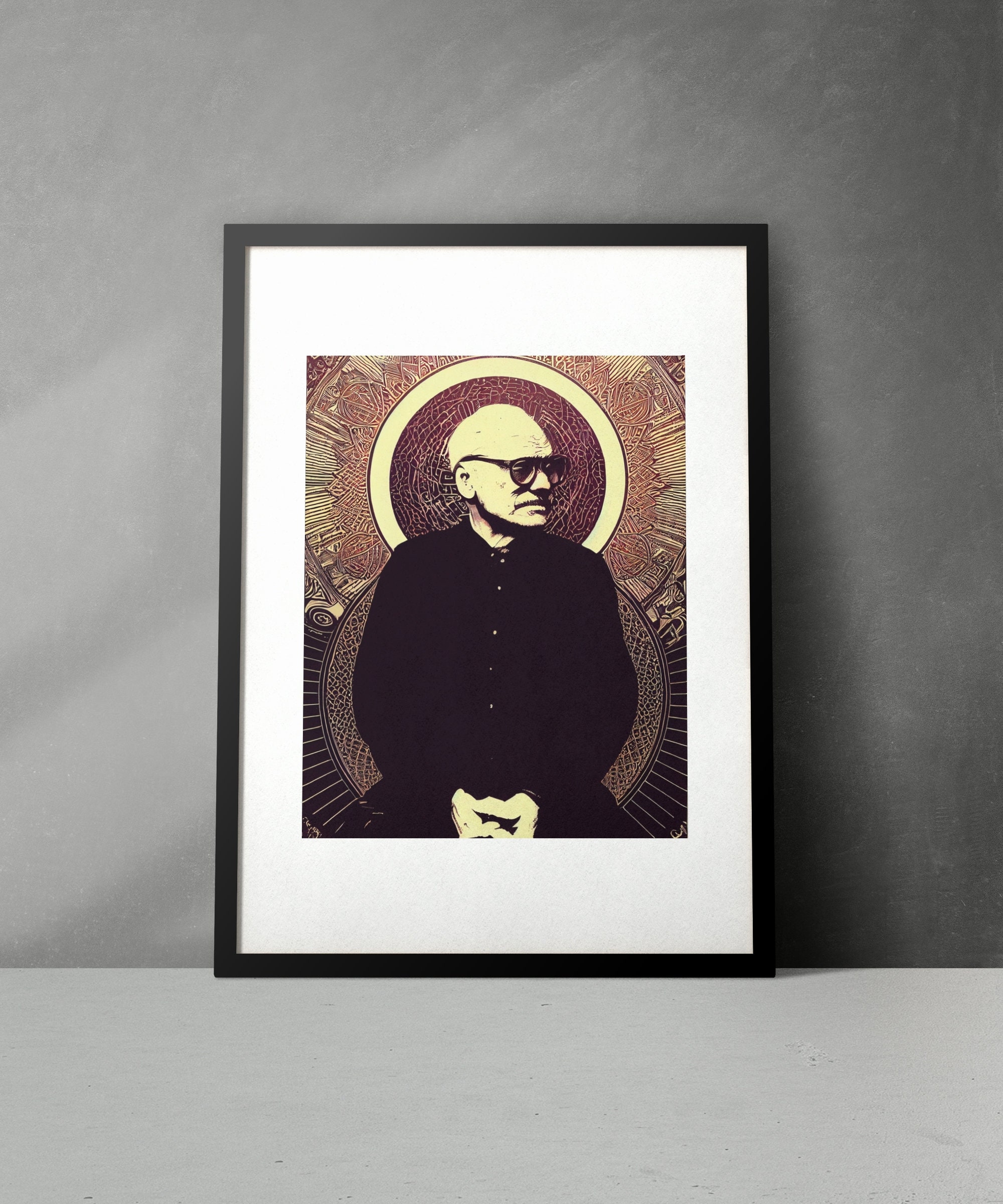 Shamanic Carl Jung Art Print, Retro Pop Art, Digital Art Poster ...