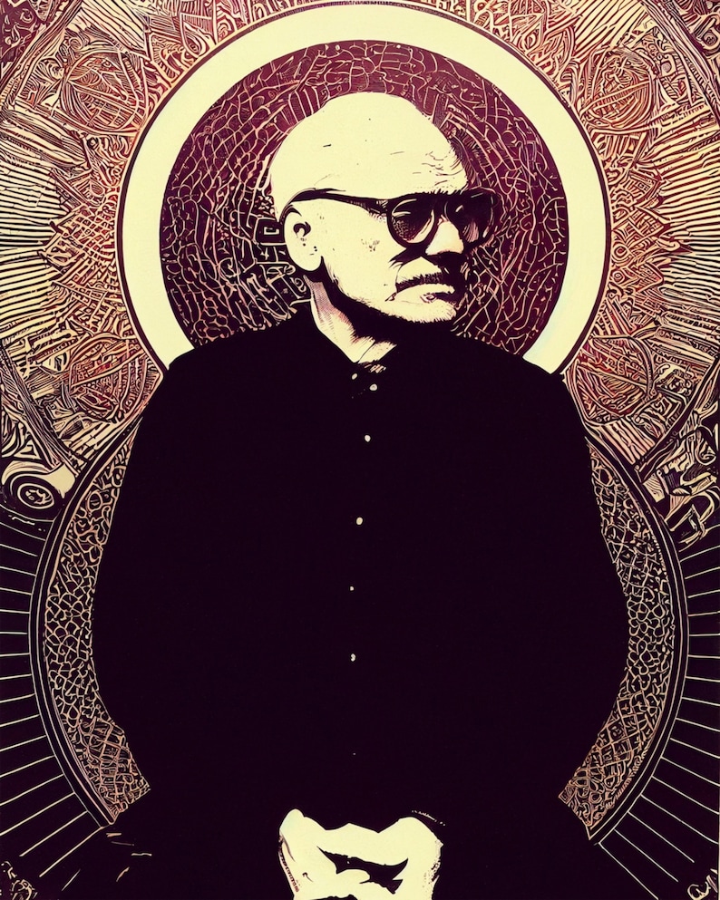 Shamanic Carl Jung Art Print, Retro Pop Art, Digital Art Poster ...