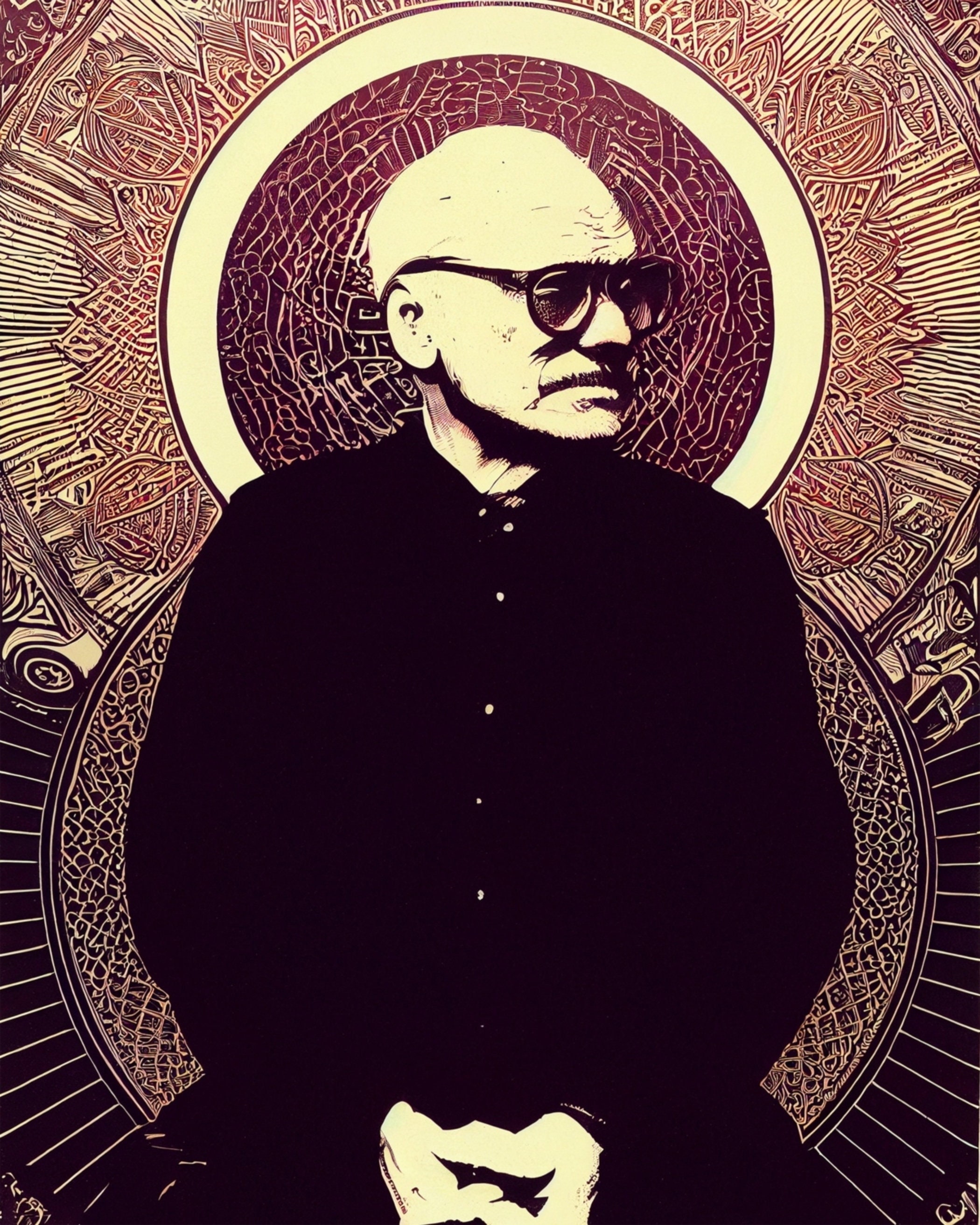 Shamanic Carl Jung Art Print, Retro Pop Art, Digital Art Poster ...