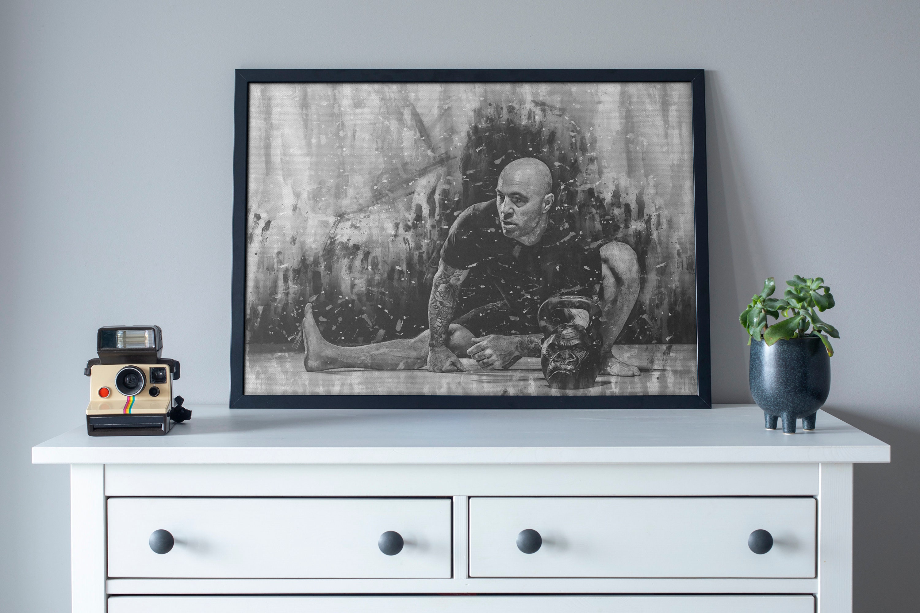 Joe Rogan MMA Training Digital Painting Rogan Fine Art Print - Etsy