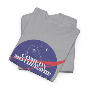 Joe Rogan Comedy Mothership Parody Logo Tee - Unisex Heavy Cotton T ...