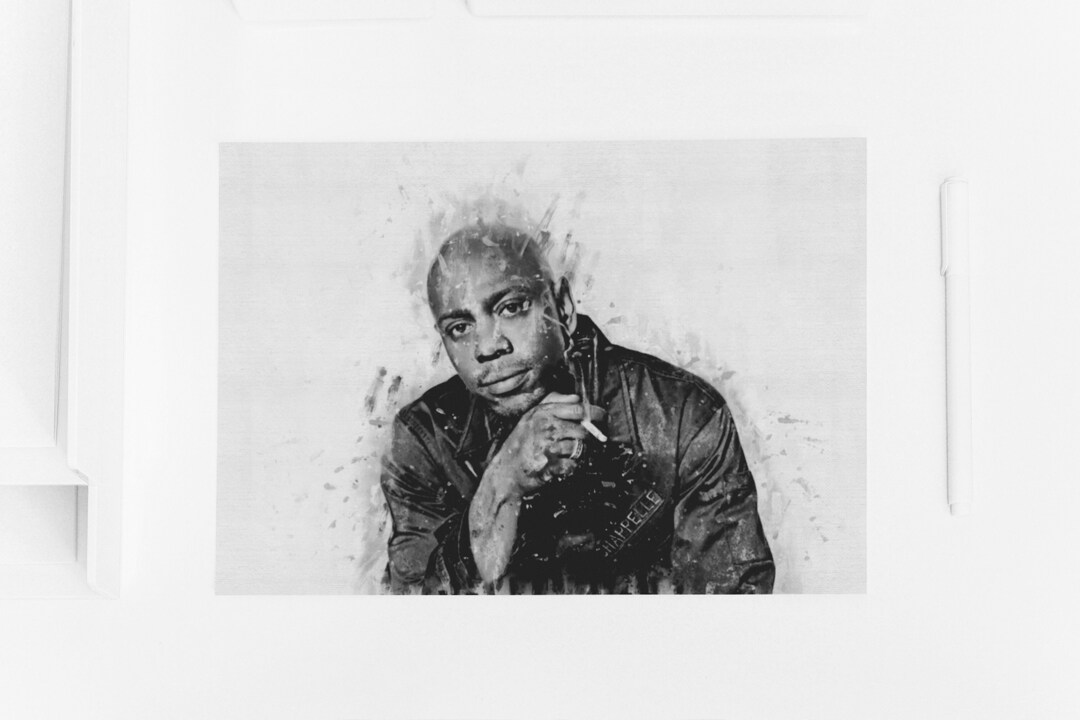 Dave Chappelle Smoking Fine Art Print / Chappelle Poster / Dave ...