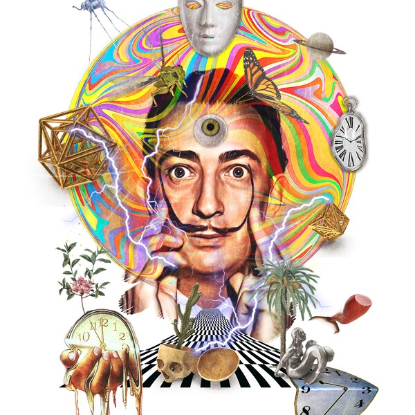 Salvador Dali Icons - Etsy