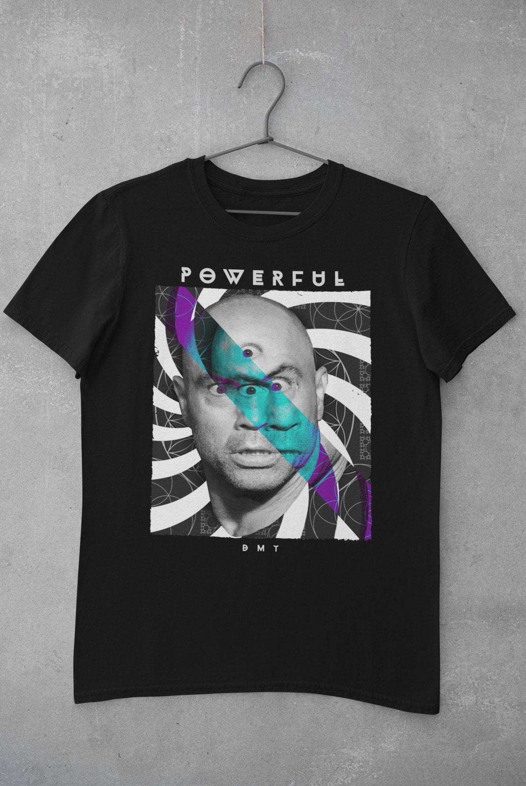 The Powerful Joe Rogan Unisex Jersey Short Sleeve Tee / JRE Third Eye ...