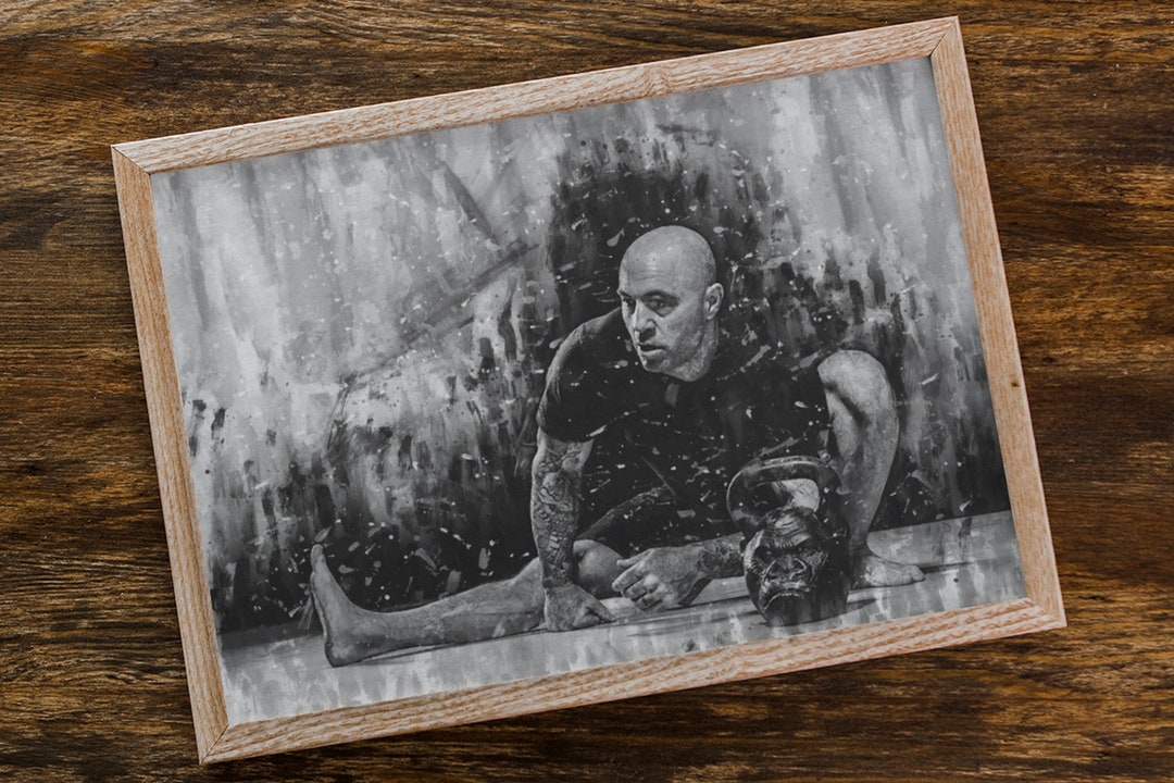 Joe Rogan MMA Training Digital Painting, Rogan Fine Art Print, Rogan ...