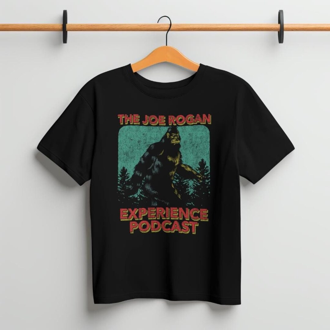 The Joe Rogan Experience Bigfoot in Nature Unisex Heavy Cotton Black ...