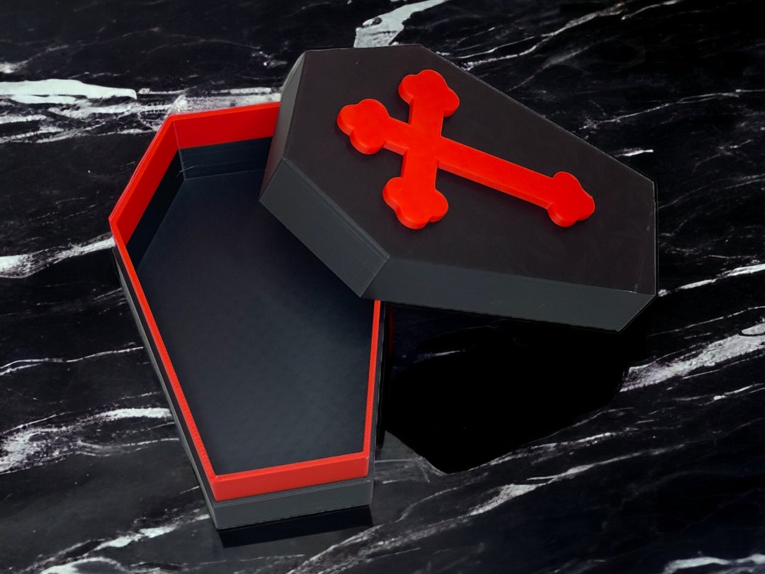 Coffin Storage Box FREE SHIPPING Jewelry Box Goth Stash Box Goth Home ...