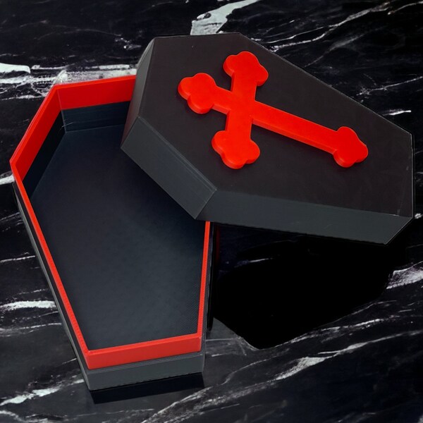 3d Printed Coffin Box - Etsy