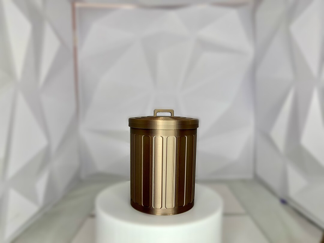 3D Printed Trash Can Desk Decor Small Trash Can Office Decor Desk ...