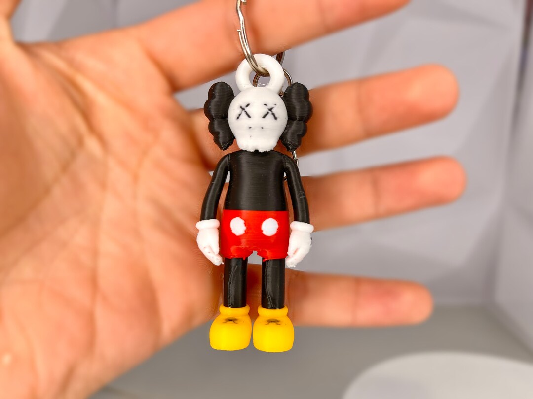 KAWS Keychain 3D Printed Kaws Figurine Uitable for Bags, Keys, Car ...