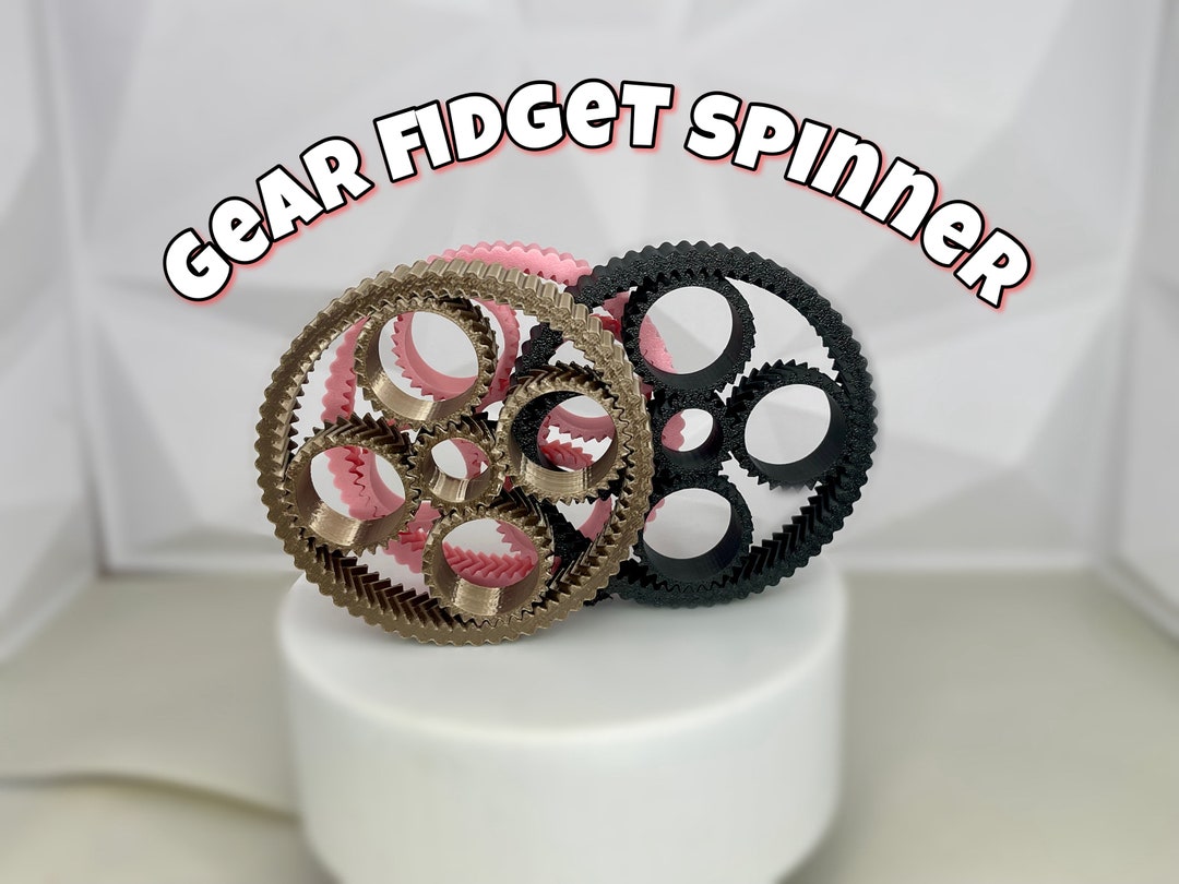 Gear Spinner Very Fast Fidget Toys Stress Relief Planetary Gear Spinner ...