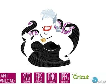Ursula Little Mermaid Svg - Etsy