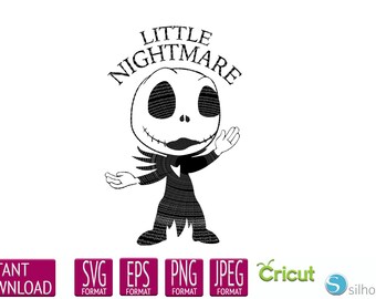 Jack Skellington Font Svg - Etsy UK