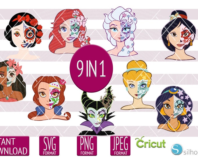 Skull Svg Bundle Floral Skull Svg Dxf Png Jpg Native - Etsy Canada