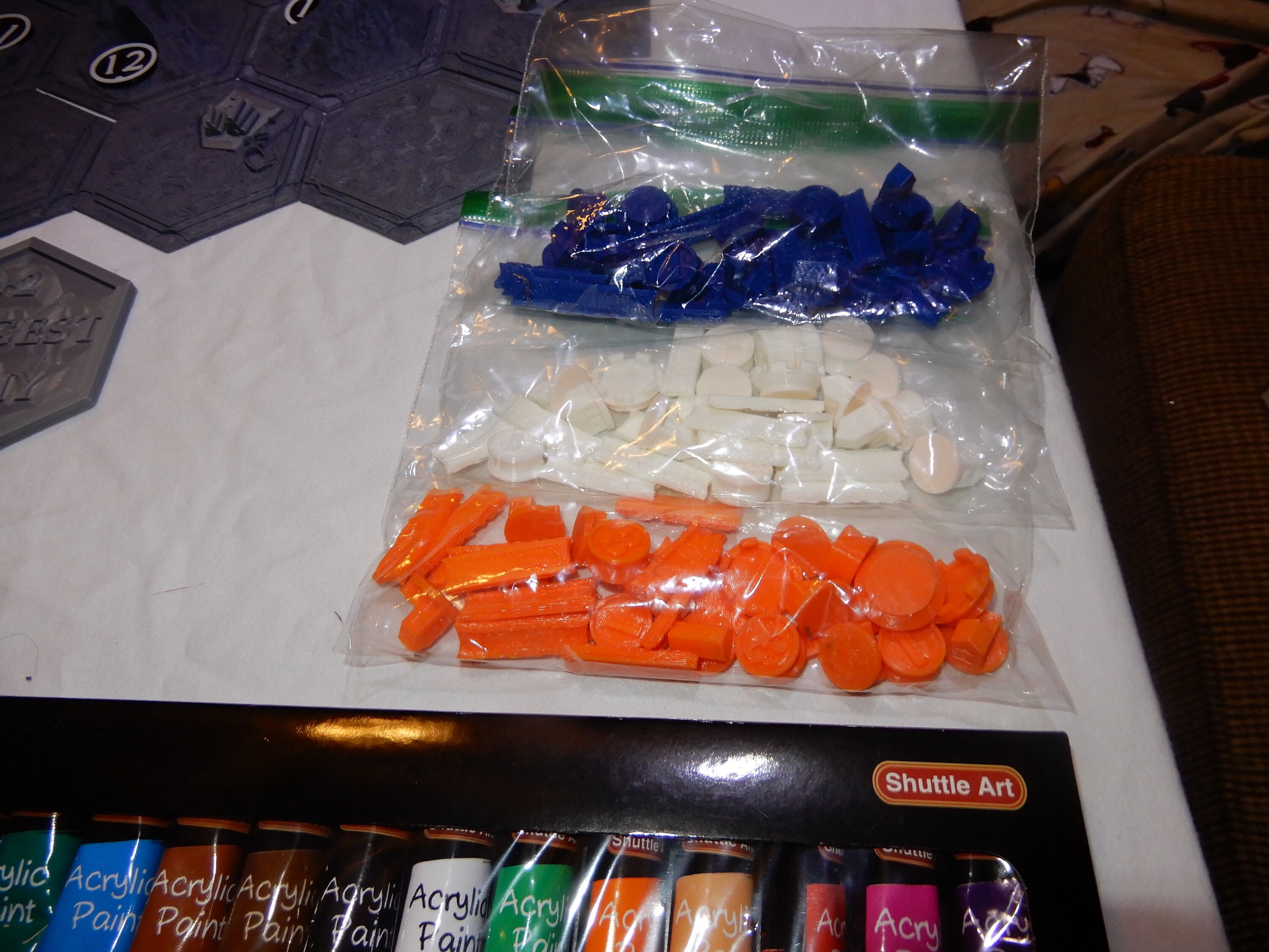 Paint Your Own 3d Printed Settlers of Catan Set - Etsy