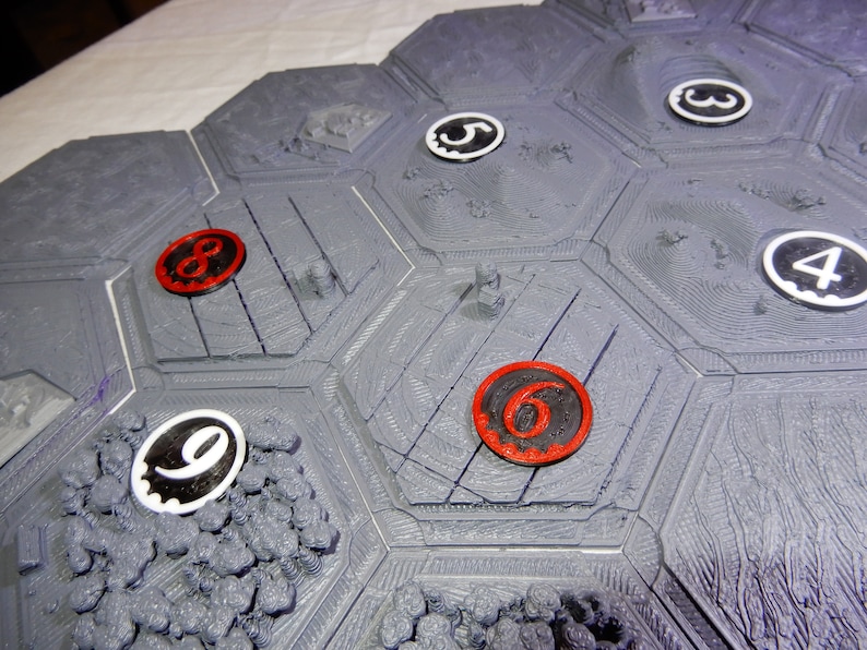Paint Your Own 3d Printed Settlers of Catan Set - Etsy