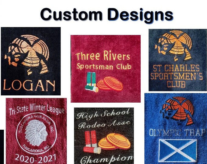 Shooting Towel: Custom (clubs, Groups, Gifts for Shooters) - Etsy