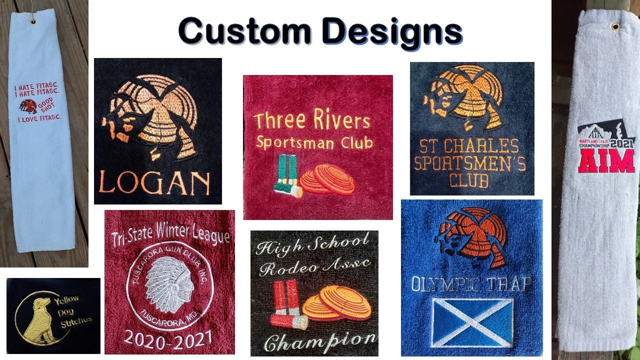 Shooting Towel: Custom clubs, Groups, Gifts for Shooters - Etsy