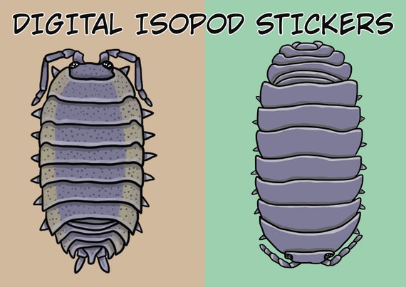 18 Digital Isopod Stickers to Download - Etsy