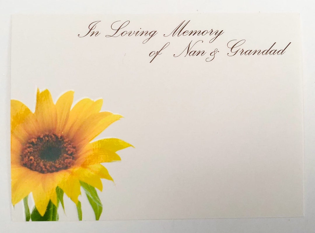 Shredastic in Loving Memory NAN & GRANDAD Large Florist Funeral ...