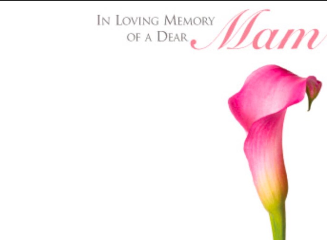 Shredastic MAM in Loving Memory Large Florist Funeral Memorial Message ...