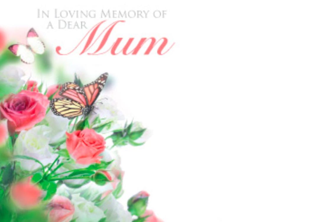 Shredastic MUM in Loving Memory Large Florist Funeral Memorial Message ...